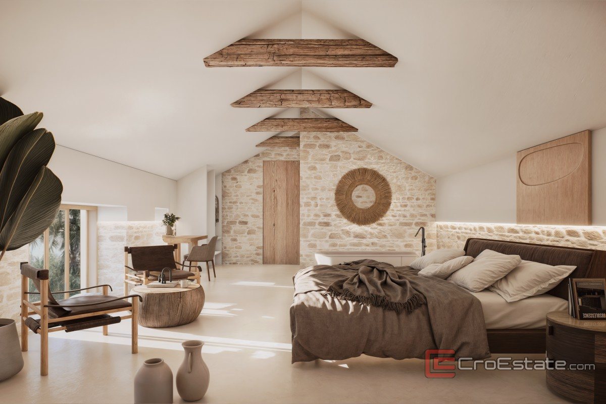 Croatia,Brac - Stone house near the sea