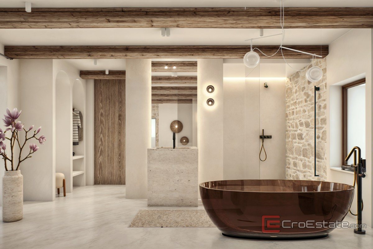 Croatia,Brac - Stone house near the sea