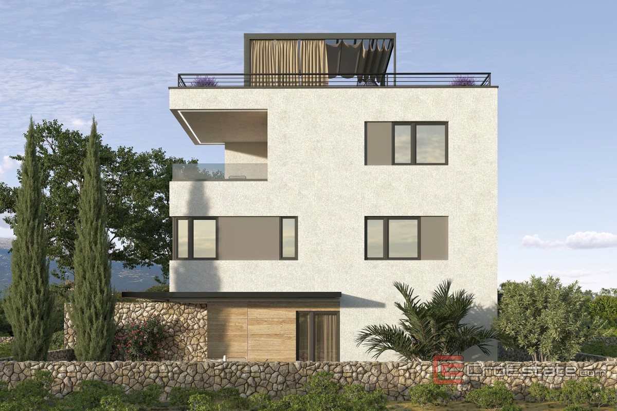 Chorvatsko,Pag - Penthouse se střešní terasou